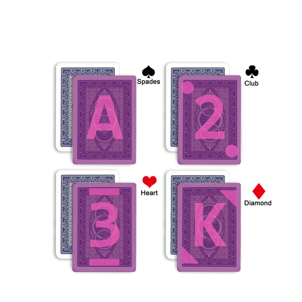 KEM Arrow Bridge Size infrared cheating poker cards - Magic Card Tricks ...